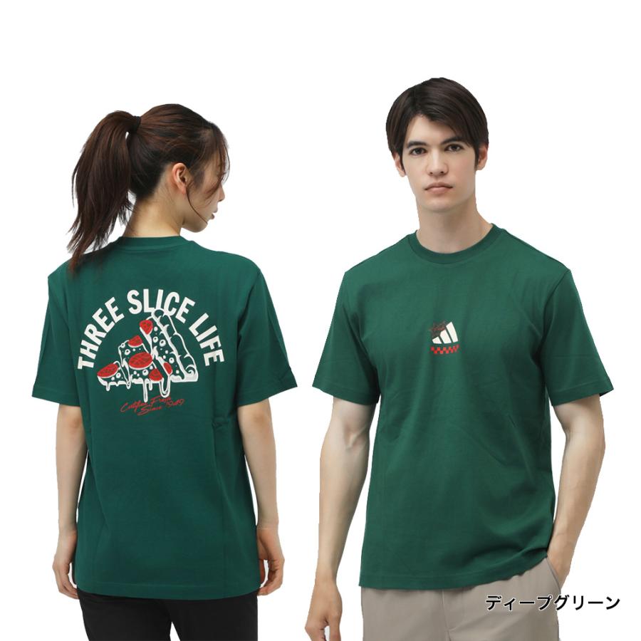 adidas アディダス メンズ 半袖 Tシャツ ラウンジ ピザグラフィック 半袖Tシャツ KPJ92 JJ4017 JJ4018 ...