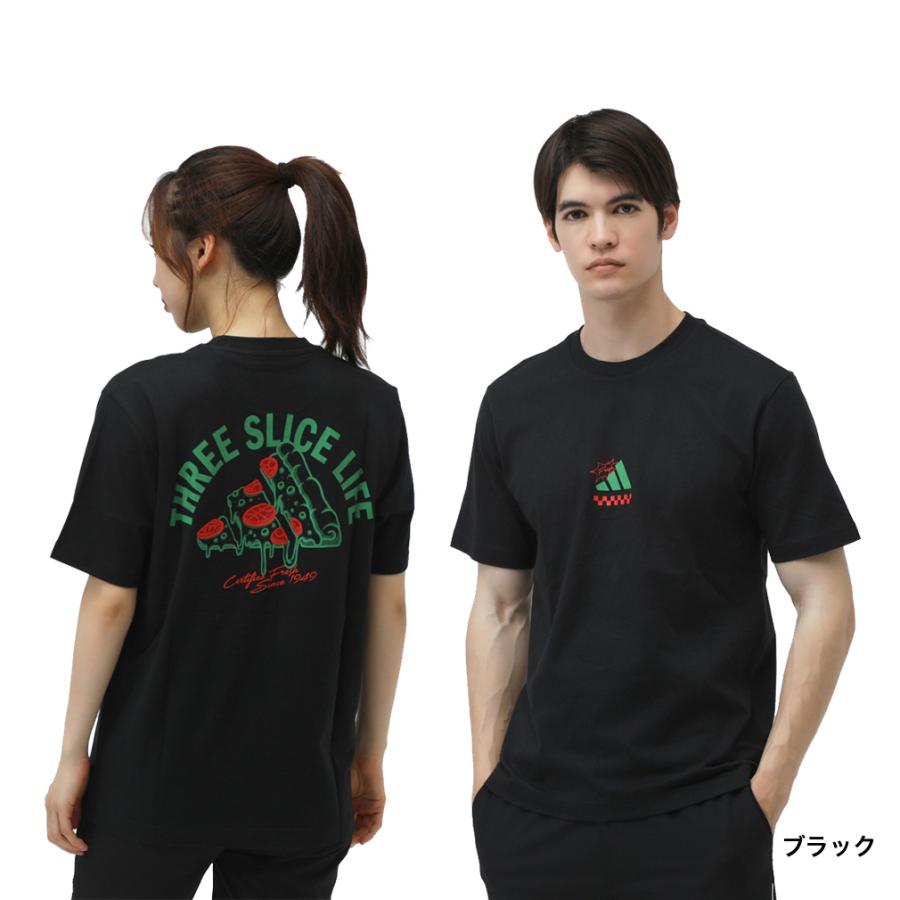 adidas アディダス メンズ 半袖 Tシャツ ラウンジ ピザグラフィック 半袖Tシャツ KPJ92 JJ4017 JJ4018 ...