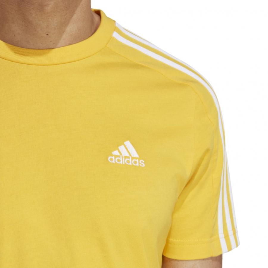 adidas（アディダス） メンズ 半袖 Tシャツ エッセンシャルズ シングル ジャージ ー スリーストライプス Tシャツ ECQ97 ...
