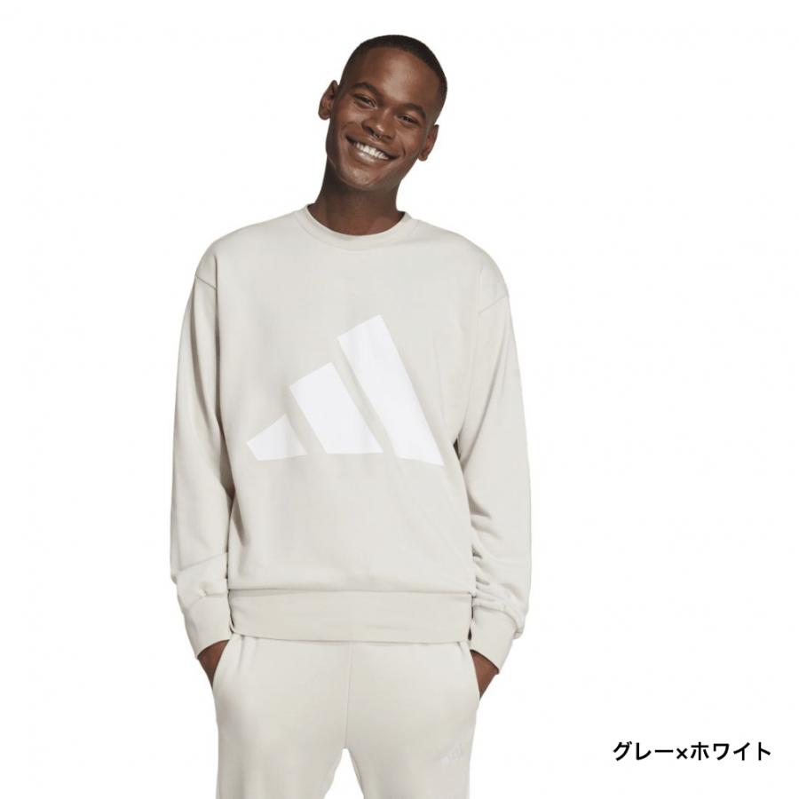 アディダス メンズ スウェット トレーナー エッセンシャルズ ビッグロゴ フレンチテリースウェット KRG04 JE8952 JE8953 ...