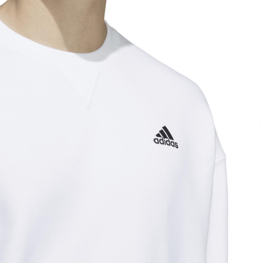 アディダス メンズ エッセンシャルズ プラス ルーズフィット スモールロゴ フレンチテリー スウェットシャツ KWF06 JF3940 ...