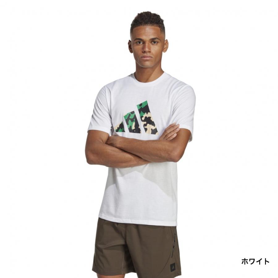 adidas（アディダス） メンズ 機能 Tシャツ トレイン エッセンシャルズ シーズナル ロゴ トレーニング 半袖 Tシャツ MLI18 ...