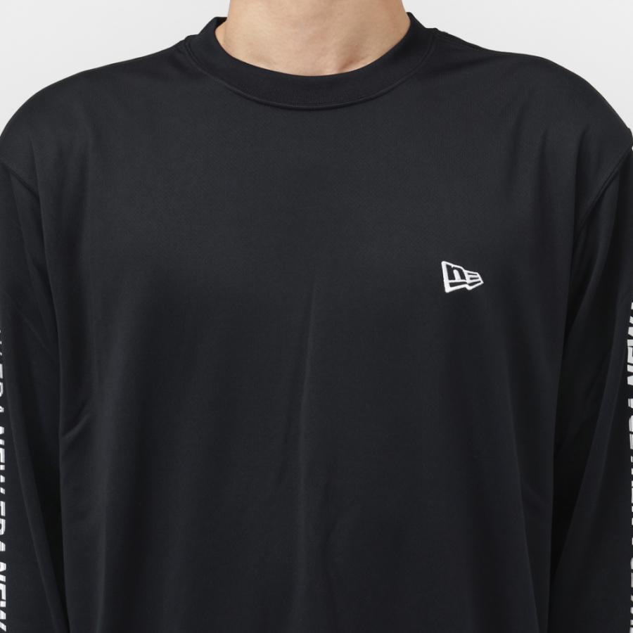 NEW ERA（ニューエラ） メンズ 長袖 機能 Tシャツ LS TECH TEE 14674824 BK スポーツウェア ： ブラック ...
