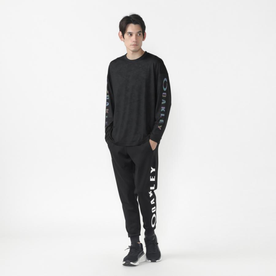 OAKLEY オークリー メンズ 長袖 機能 Tシャツ ENHANCE QD LS TEE SLV EVO 3.7 FOA406982 090 スポーツウェア ： ブラック×シルバー ...