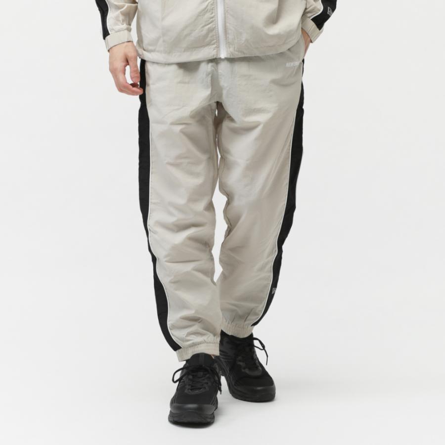NEW ERA ニューエラ メンズ ウインドパンツ PA NYLON TPT SIDE STRIPE STO 14312817 スポーツウェア ： サンド : アルペングループヤフー店 ...