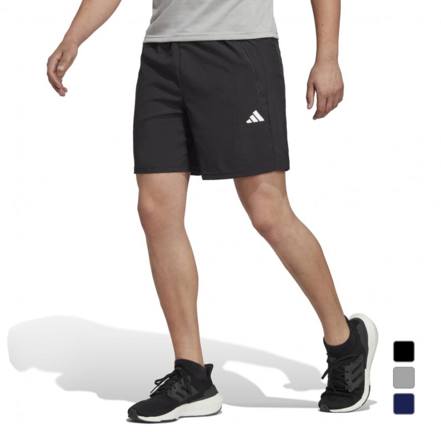 adidas（アディダス） メンズ クロスハーフパンツ トレイン エッセンシャルズ ウーブントレーニングショーツ QF268 IC6977 ...