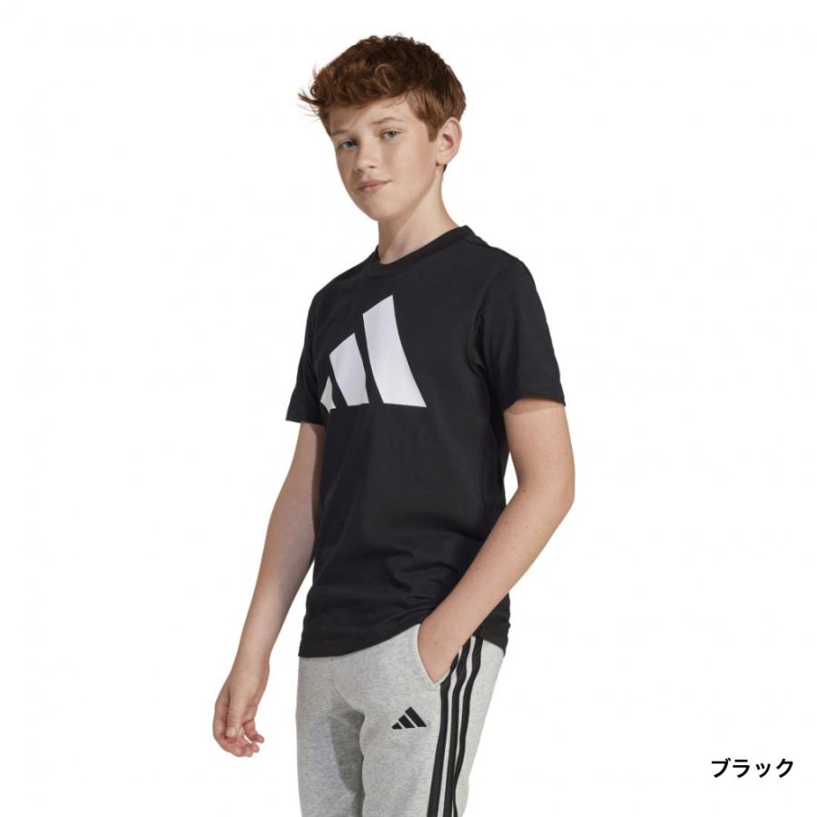 adidas アディダス ジュニア キッズ 子供 エッセンシャルズ 半袖Tシャツ KRJ94 JC9659 JC9660 JE1387 ...