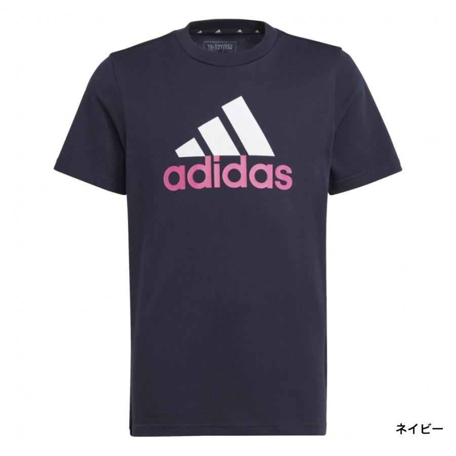 adidas アディダス ジュニア キッズ 子供 エッセンシャルズ 2カラー ビッグロゴ コットン 半袖 Tシャツ ECN72 IB8775 ...