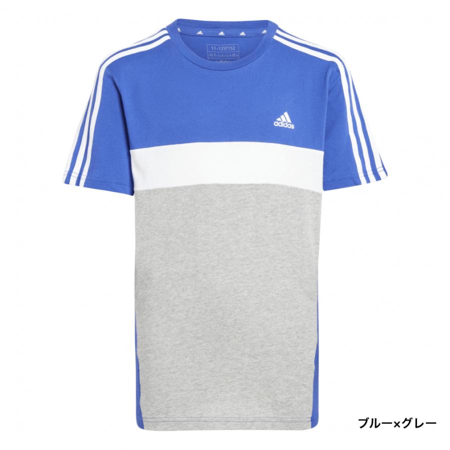 adidas アディダス ジュニア キッズ 子供 半袖 Tシャツ U ESS TIB DTP56 IJ8732 IJ8735 スポーツウェア ...