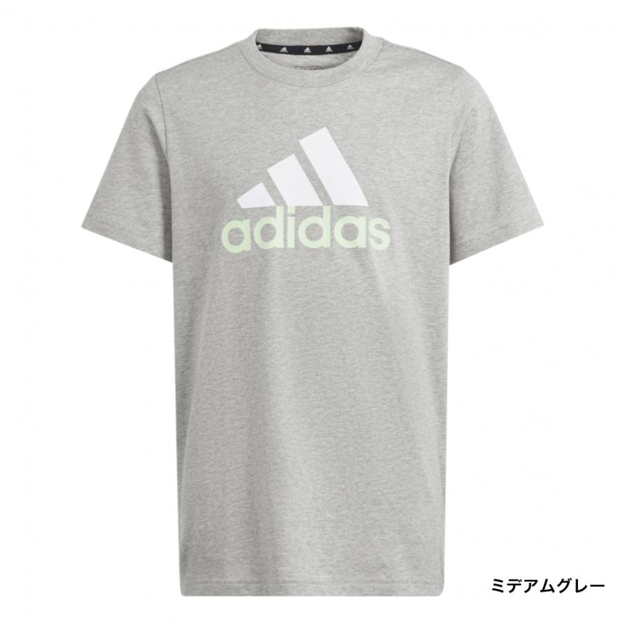adidas アディダス ジュニア キッズ 子供 半袖 Tシャツ エッセンシャルズ 2カラー ビッグロゴ ECN72 IS2588 ...