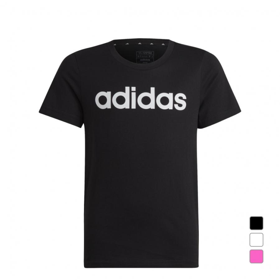 アディダス ジュニア キッズ 子供 エッセンシャルズ リニアロゴ コットン スリムフィット 半袖 Tシャツ ECK52 IC3152 ...