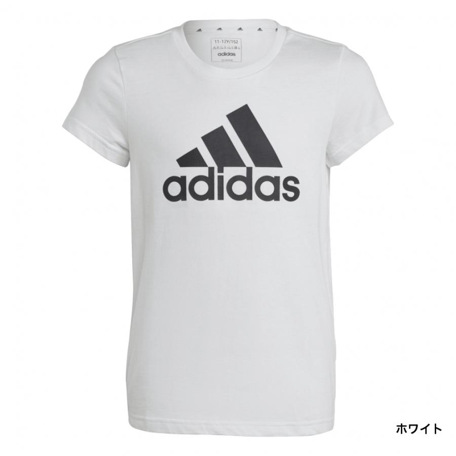 adidas アディダス ジュニア キッズ 子供 半袖 Tシャツ エッセンシャルズ ビッグロゴ コットン半袖Tシャツ ECK61 IC6123 ...