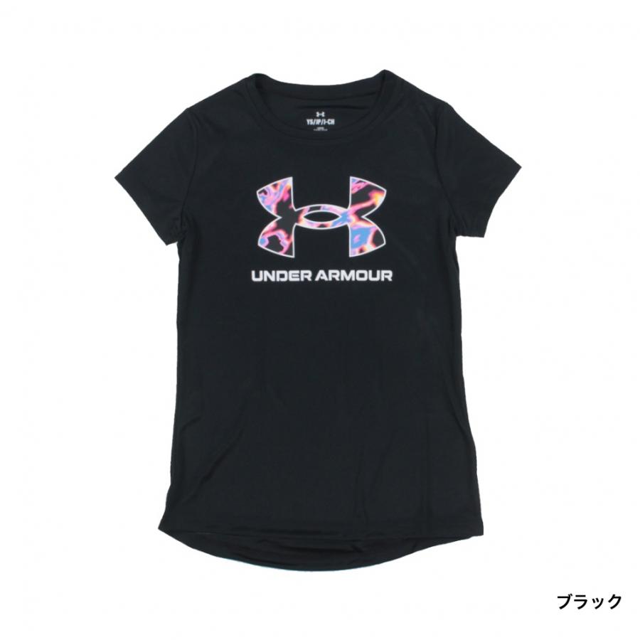 アンダーアーマー ジュニア キッズ 子供 半袖 機能 Tシャツ UAテック プリント ビッグロゴ ショートスリーブTシャツ 1377016 ...