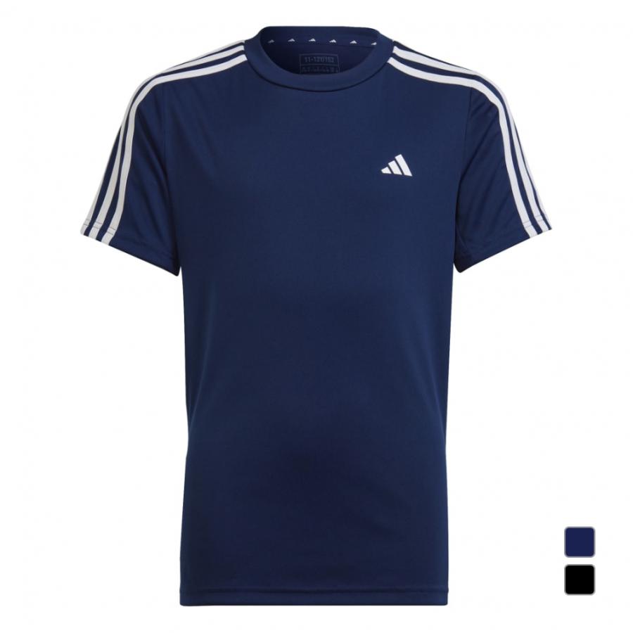 adidas アディダス ジュニア キッズ 子供 半袖 トレイン エッセンシャルズ スリーストライプス レギュラーフィット Tシャツ ...