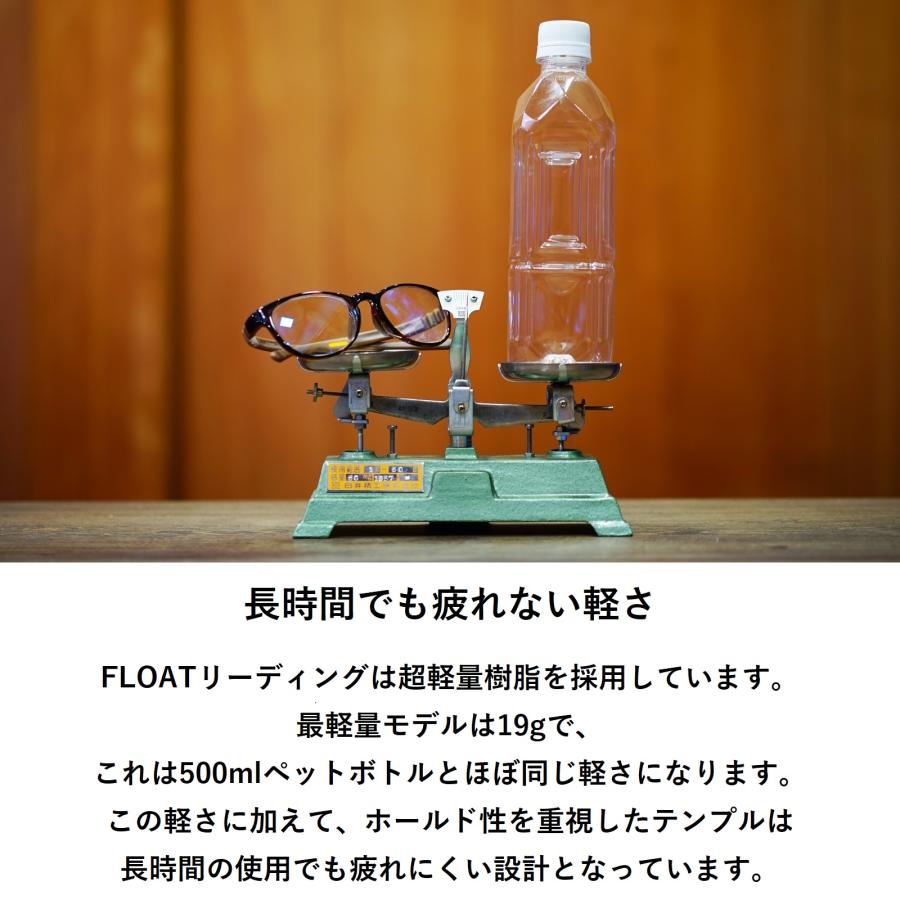 float 二重焦点 サングラス 老眼鏡 FLOAT READING LEAF DROPS 軽量 首掛け ブルーライトカット UVカット 紛失防止マグネット : ALPHA eyewear ...