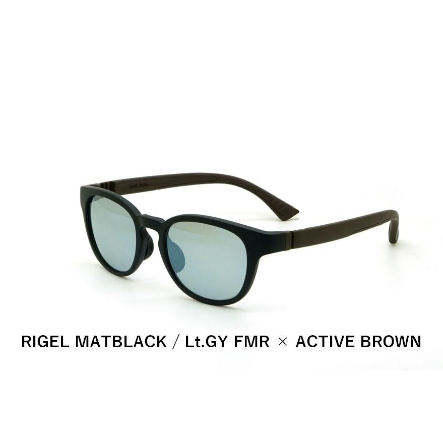 アウトドア 偏光サングラス FLOAT OUTDOOR フロート RIGEL MATBLACK LtGY FMR (リゲル マットブラック) メンズ レディース 首掛け 軽量 : ALPHA ...