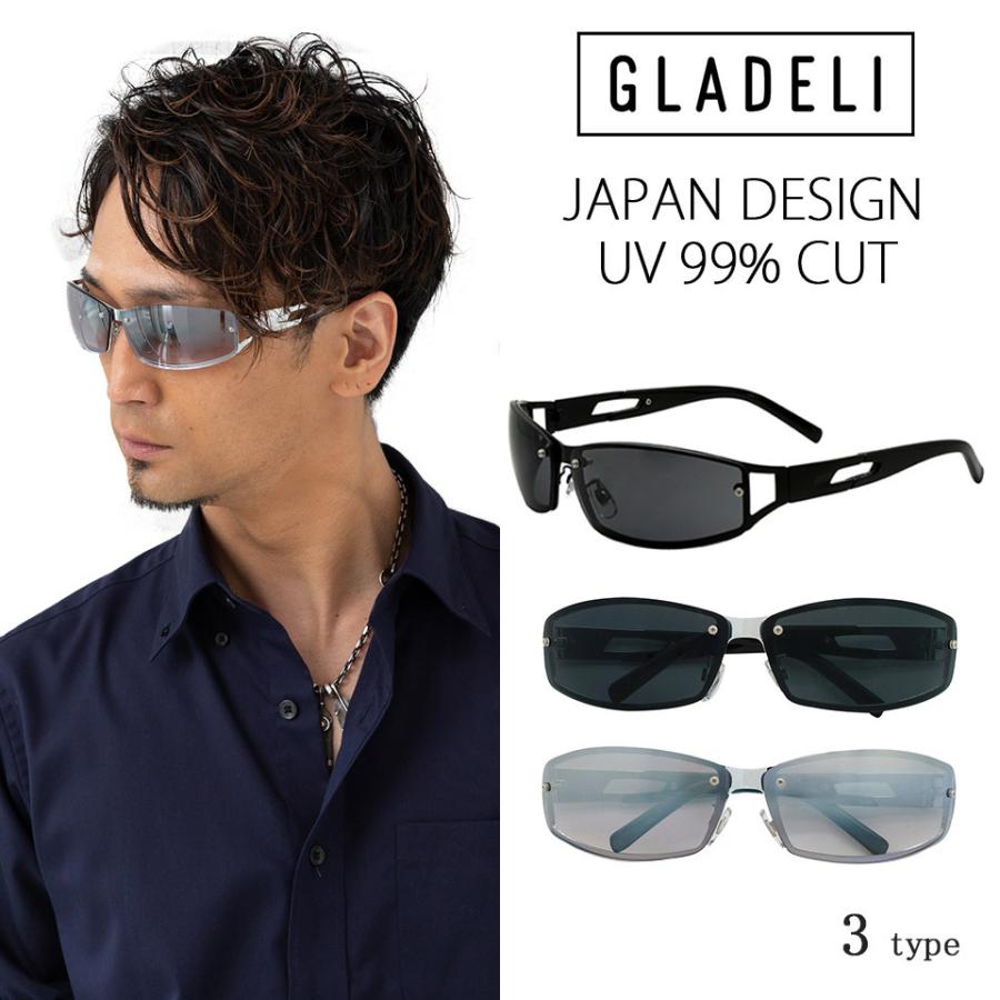 全3色GLADELI ブラック スモーク シルバー グレー ミラー G33-31 メンズ サングラスNEWITEM : ALPHA eyewear - 通販 - Yahoo!ショッピング
