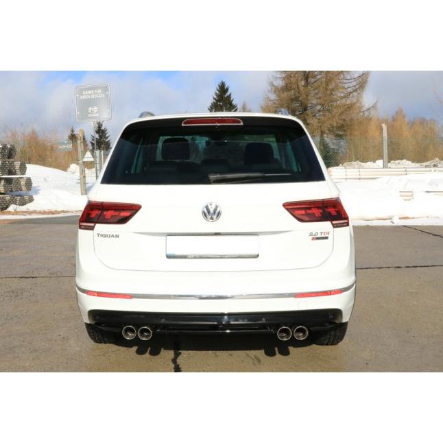 FOX フォックス オールステンレスマフラー（リアマフラー） VOLKSWAGEN Tiguan (AD1)/ ティグアン (AD1) 2.0TDI 4モーション用 80mm ダブル 左右 ...