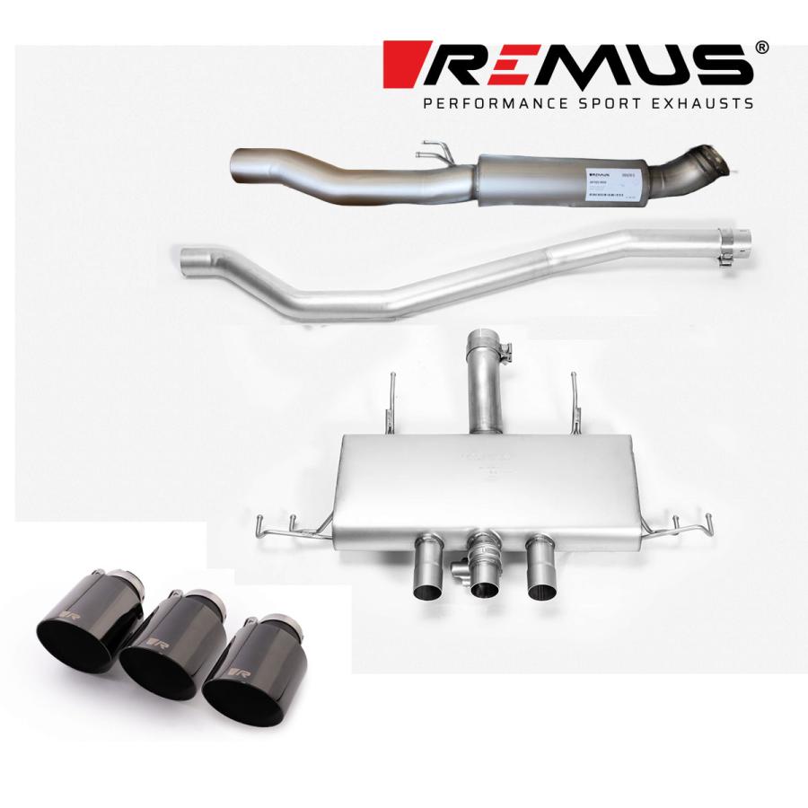 REMUS レムス GPFバックシステム CIVIC TYPE R(FL5)用 Φ102アングル ストレートカット ブラック : SPORT EXHAUST SHOP ALPHA - 通販 ...