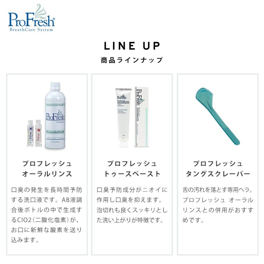 口臭対策 マウスウォッシュ プロフレッシュ オーラルリンス 500ml 特別キット 口臭ケア ProFresh 集中ケア 公式 オーラルケア 就活 面接 マナー :020-PRF-005 ...