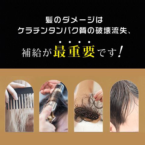 Alphay 髪 サプリ 女性 3袋セット 270粒 国内製造 ケラチン9000mg チロシン9000mg 亜鉛 コラーゲン ミレット 大豆 髪質 ヘアケア 白髪 艶 ボリューム 潤い ...