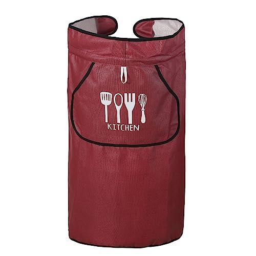 [Libadi] サッと着けられる ワンタッチエプロン 家庭用 防水エプロン シワになりにくい 人気 おしゃれ カフェエプロン 前掛け ...