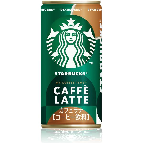 スターバックス（Starbucks Coffee） 「30本」 カフェラテ 185g 缶 ×30本×1箱 サントリー ボス 缶コーヒー 珈琲 ...