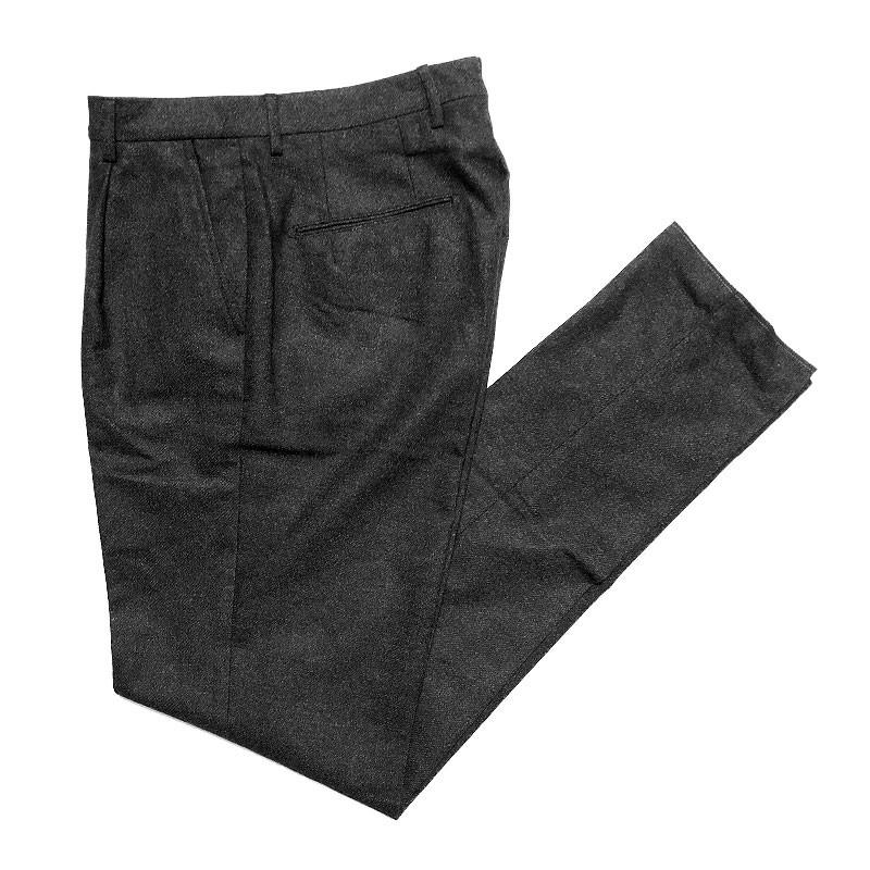 BERWICH ベルウィッチ NEW GRAPPA ニューグラッパ ウールフランネル 1プリーツパンツ / メンズ スラックス ...