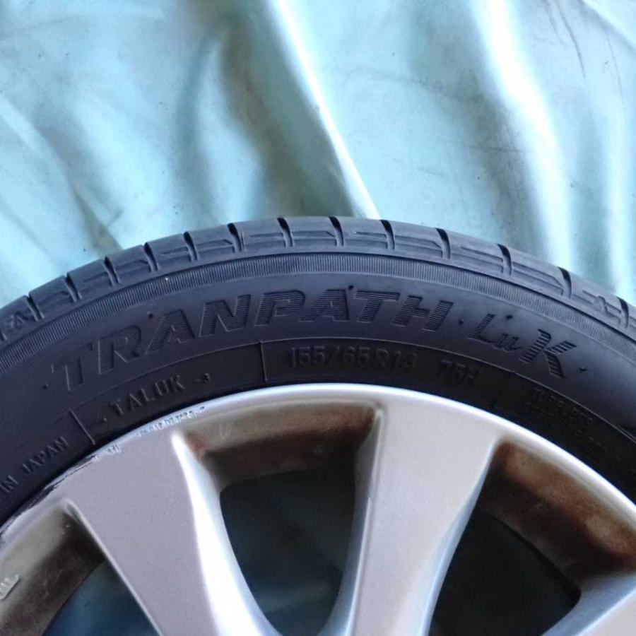 平成26年 eKスペース カスタム B11A 前期 純正 アルミホイール タイヤ 1本 4穴 TOYO 155/65R14 14インチ 中古 即決B : ALTECH PARTS 2号店 ...