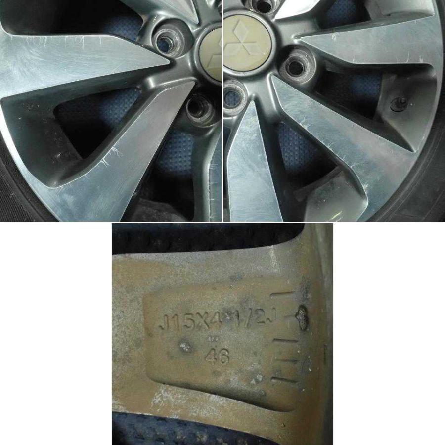 平成25年 ekワゴン B11W 前期 純正 アルミホイール タイヤ 4本セット 15インチ 中古 即決 : ALTECH PARTS 2号店 - 通販 - Yahoo!ショッピング