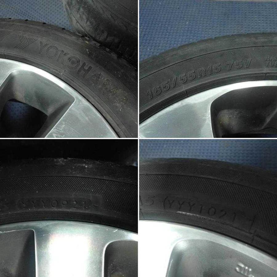 平成25年 ekワゴン B11W 前期 純正 アルミホイール タイヤ 4本セット 15インチ 中古 即決 : ALTECH PARTS 2号店 - 通販 - Yahoo!ショッピング