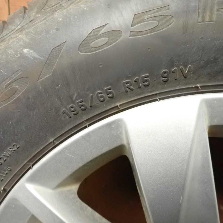 平成26年 フォルクスワーゲン VW ゴルフ 7 5HB AUCJZ 純正 アルミホイール タイヤ 4本セット PIRELLI 23年製 ...