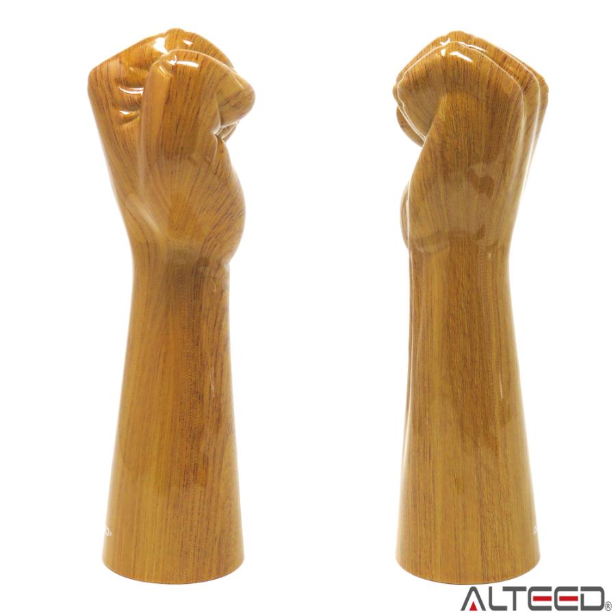 シフトノブ 拳ハンドデザイン 木目ウッド調 150mm M8M10M12-1.25ピッチ トラック乗用車等[ALTEED/アルティード] :ALT-PS150HN-W:ALTEED - 通販 ...