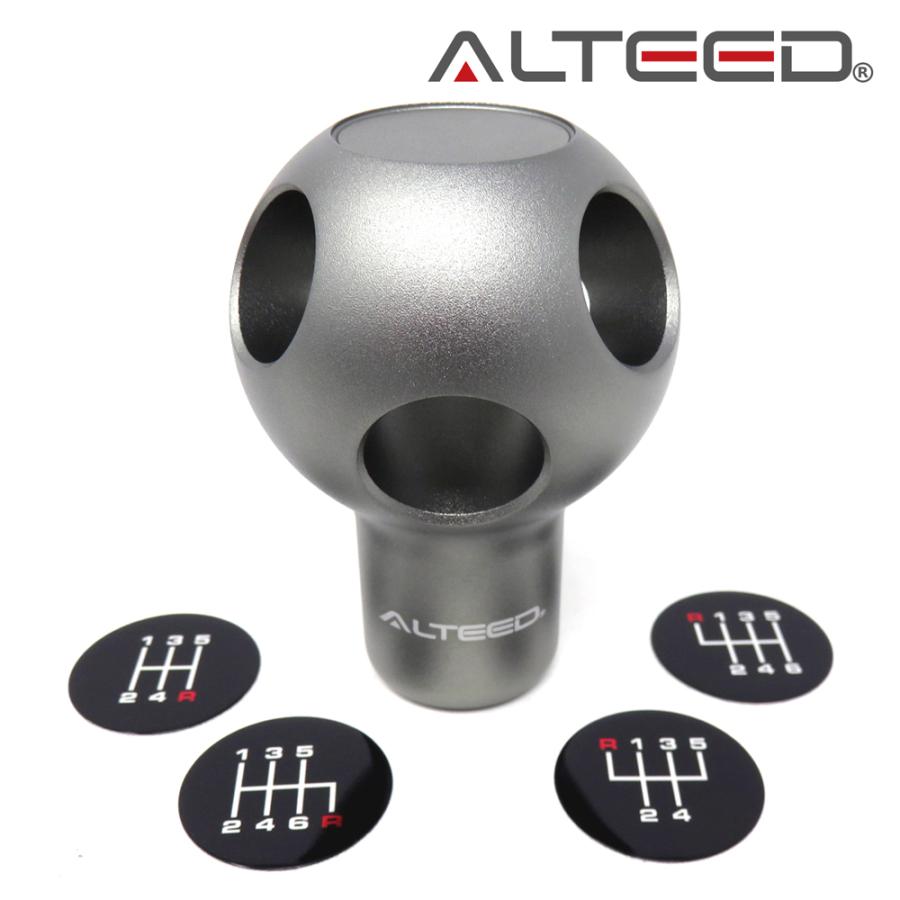 ALTEED シフトノブ アルミ削り出しボーリング加工 グレイ 球型 ATMT汎用 M8M10M12対応[ALTEED/アルティード] : ALTEED - 通販 - Yahoo!ショッピング