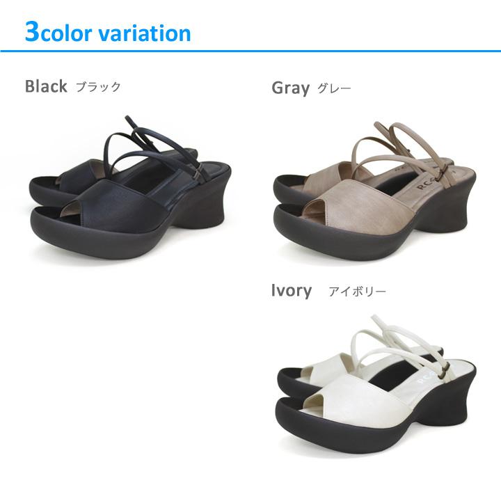 Regetta Canoe リゲッタカヌー CJFH-807a ストラップサンダル アシンメトリー ウェッジサンダル 2way ストラップ ...