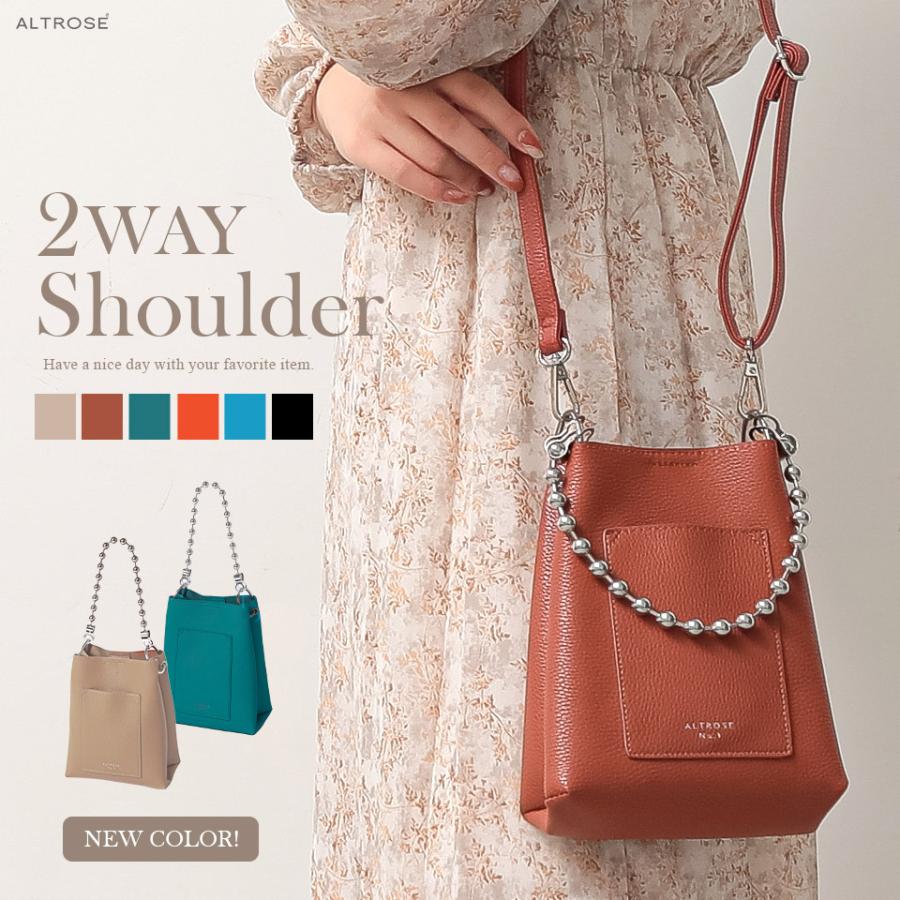 ALTROSE ショルダーバッグ ショルダー ミニショルダー トート ミニトート 2WAY シンプル コンパクト チェーン ベル : バッグ 雑貨 ALTROSE アルトローズ - 通販 ...