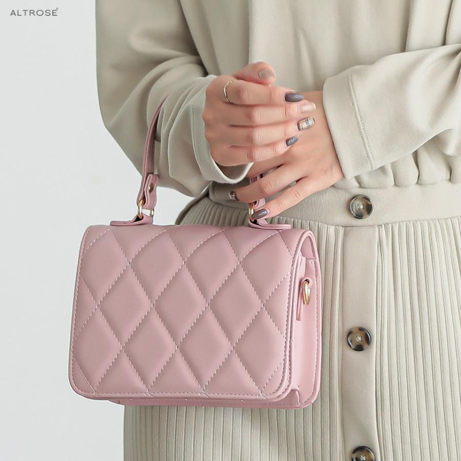 ショルダーバッグ ショルダー トートバッグ トート ミニ キルティング ファー 2WAY 斜め掛け 斜めがけ スカーレット :332391:ALTROSE - 通販 - Yahoo!ショッピング