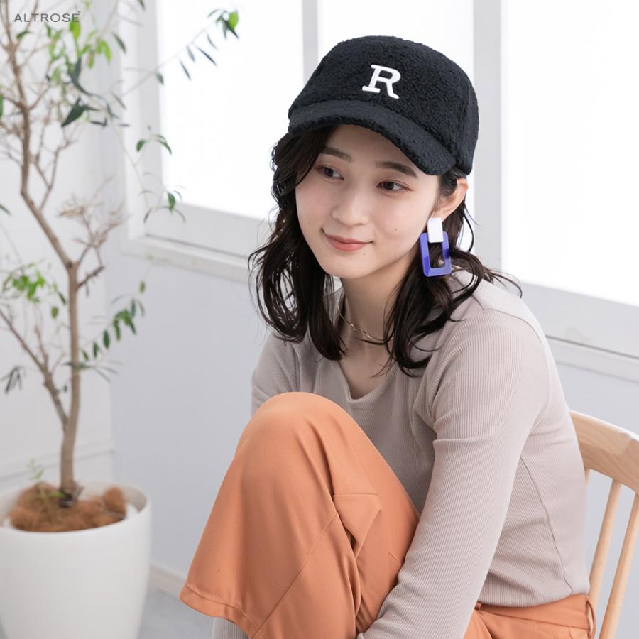 ALTROSE 【ALTROSE】キャップ 帽子 レディース メンズ おしゃれ かわいい かっこいい アウトドア ストリート ロゴ 秋冬 ボア Rキャップ : バッグ 雑貨 ALTROSE ...