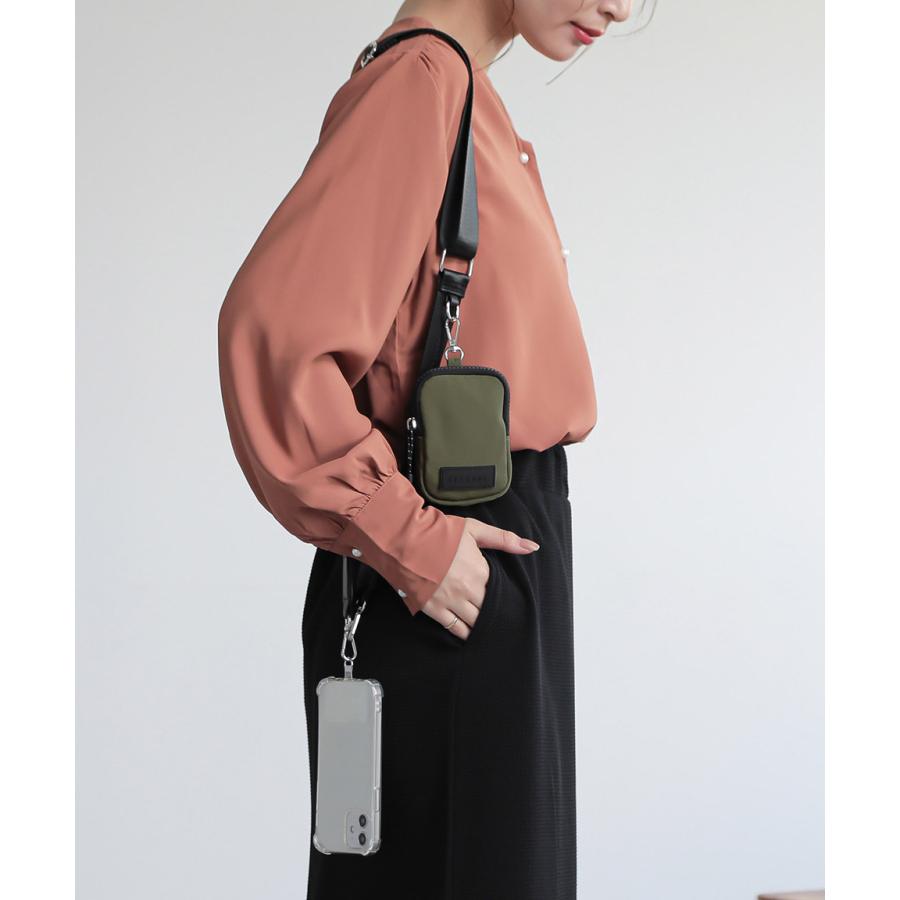 スマホショルダー スマホストラップ スマホ ショルダー ホルダー 挟むだけ 紐 太 ポーチ ブラック ベルト ストラップ : 450002 : バッグ 雑貨 ALTROSE アルトローズ ...