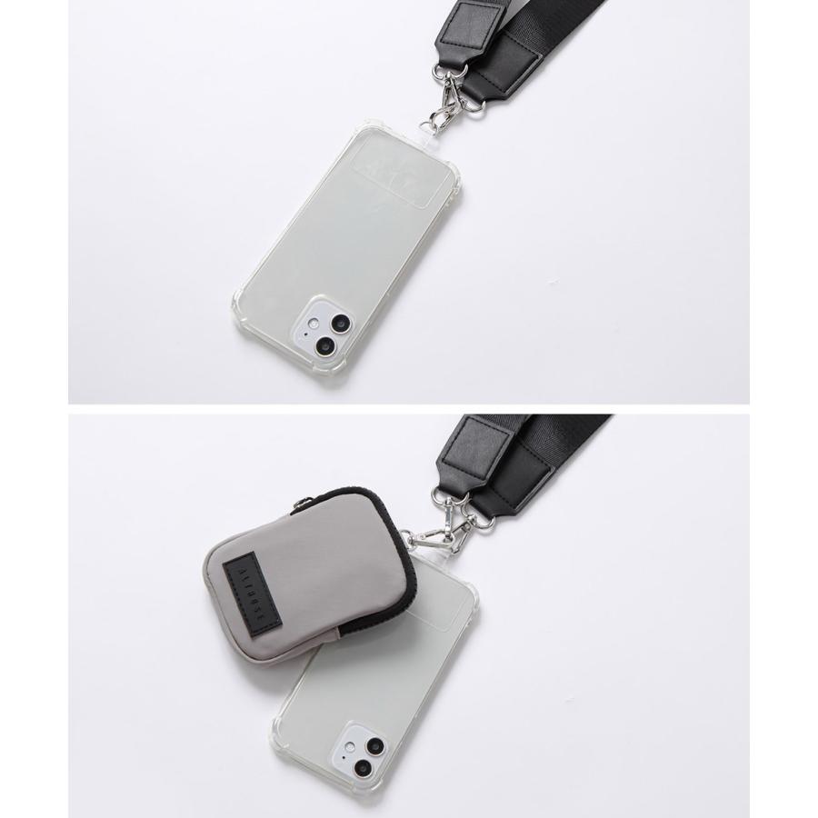 スマホショルダー スマホストラップ スマホ ショルダー ホルダー 挟むだけ 紐 太 ポーチ ブラック ベルト ストラップ : 450002 : バッグ 雑貨 ALTROSE アルトローズ ...