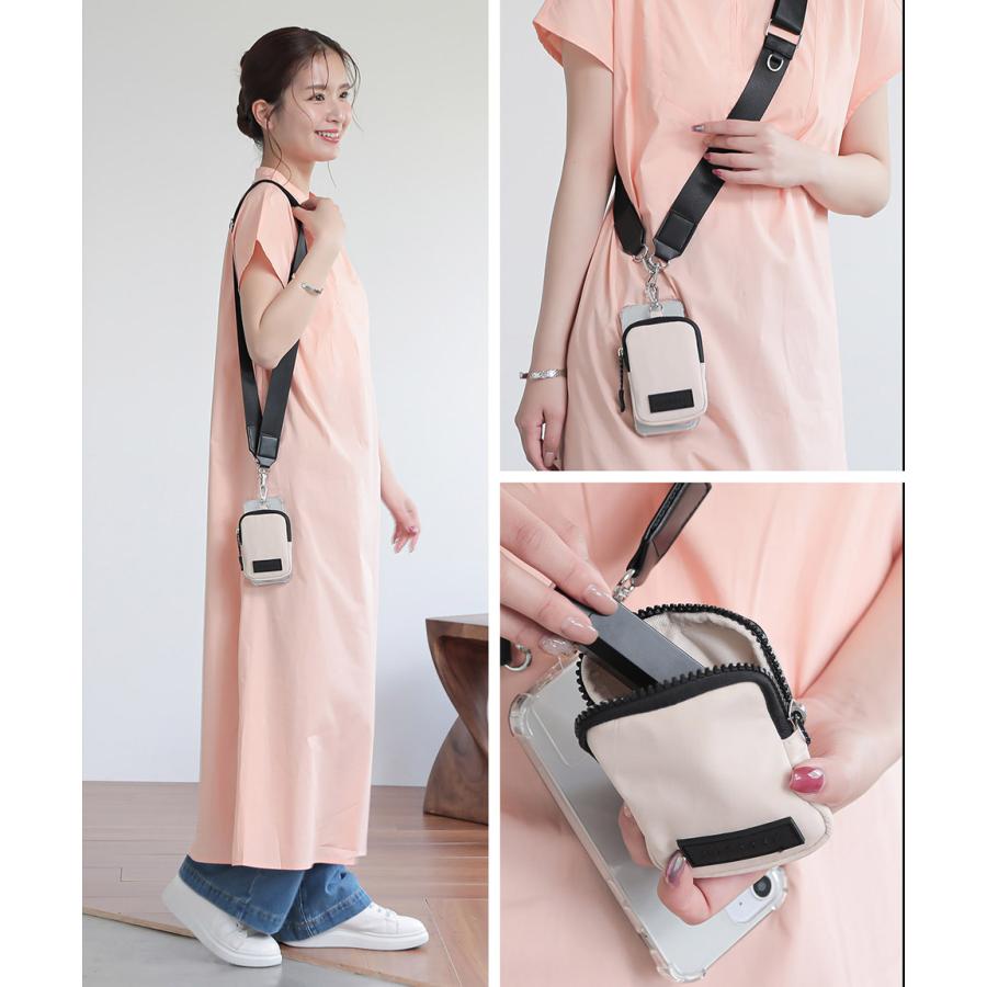 スマホショルダー スマホストラップ スマホ ショルダー ホルダー 挟むだけ 紐 太 ポーチ ブラック ベルト ストラップ : 450002 : バッグ 雑貨 ALTROSE アルトローズ ...