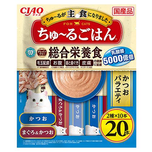 いなばペットフード いなば CIAO ちゅ〜るごはん かつおバラエティ 14g 20本 : ドラッグスーパー alude - 通販 - Yahoo!ショッピング