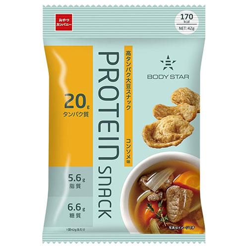 おやつカンパニー プロテインスナック コンソメ味 ボディスター 42g 12袋 : ドラッグスーパー alude - 通販 - Yahoo!ショッピング