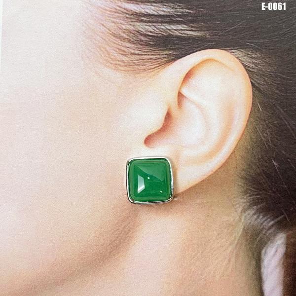 送料無料!! 翡翠 イヤリング グリーン シンプル スクエア型 ひすい ヒスイ 天然石 エレガント アクセサリー E-0061 : オールマイティーヤフーショップ - 通販 - Yahoo ...