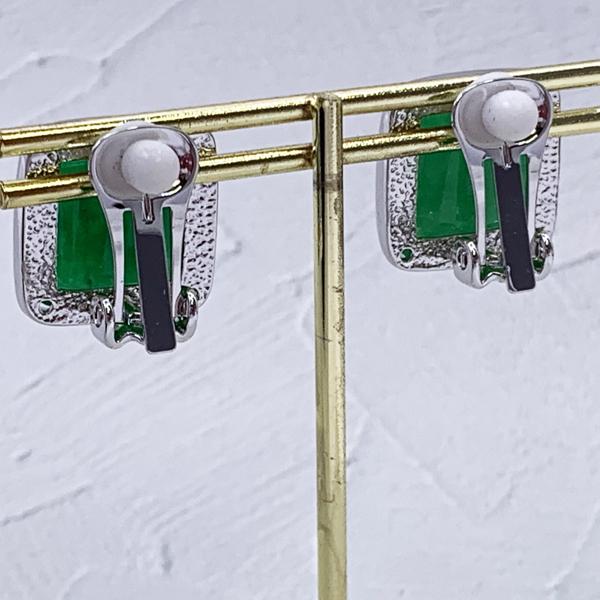 送料無料!! 翡翠 イヤリング グリーン シンプル スクエア型 ひすい ヒスイ 天然石 エレガント アクセサリー E-0061 : オールマイティーヤフーショップ - 通販 - Yahoo ...