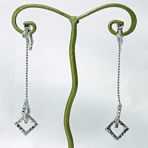 送料無料!! ゆらゆらと 輝く イヤリング ダブル スクエア型 ラインスト―ン ウェディング パーティー 結婚式 E-0081 : オールマイティーヤフーショップ - 通販 - Yahoo ...