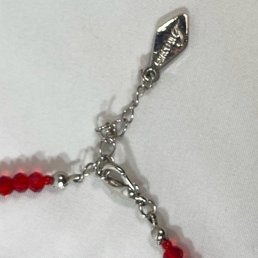 送料無料!! ビーズネックレス レッド ビーズアクセサリー キラキラ 春 夏 赤 N-0076 : オールマイティーヤフーショップ - 通販 - Yahoo!ショッピング