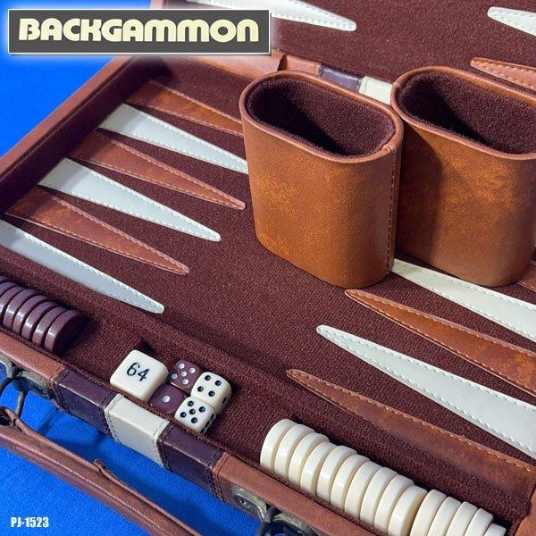 nichiyu バックギャモン ボードゲーム 大人の遊び 昭和レトロ サイコロ 取説有 BACKGAMMON 日本遊戯玩具株式会社 PJ-1523 : オールマイティーヤフーショップ - 通販 ...