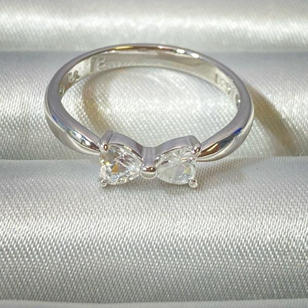 送料無料!! シルバー 925 CZダイヤ 13号 リボン かわいい デザインリング 指輪 パーティー 結婚式 R-0213 : オールマイティーヤフーショップ - 通販 - Yahoo!ショッピング
