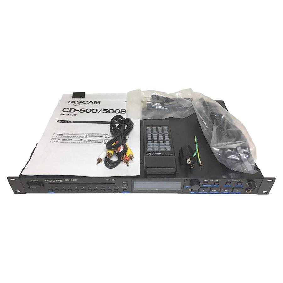 TASCAM CDプレーヤー 業務用1U CD-500 (TA0007-0033) : 天野屋 - 通販 - Yahoo!ショッピング